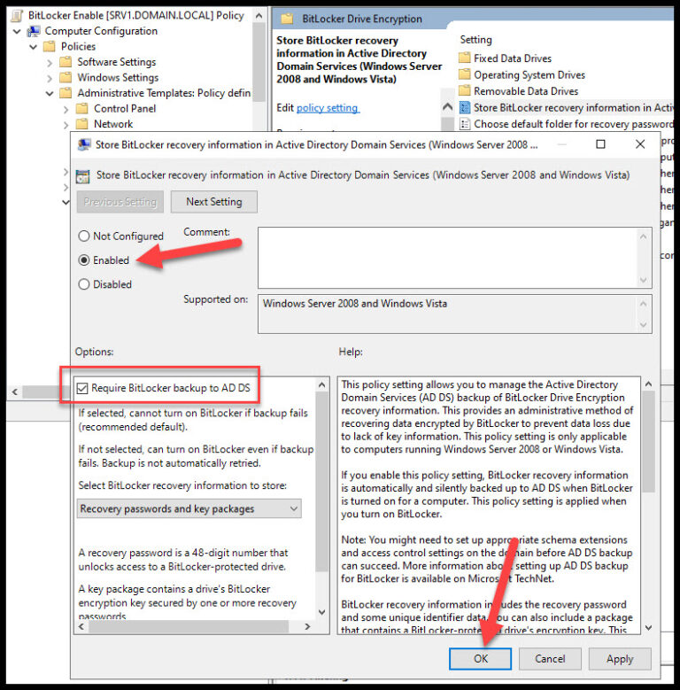 Enable Bitlocker Automatically using Group Policy Object - Tech Help for Non-Profits