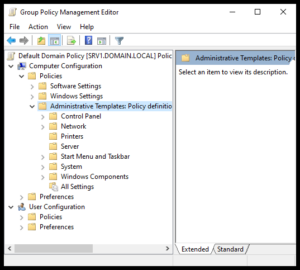 Templates not showing up in Group Policy Management (GPO Microsoft ...